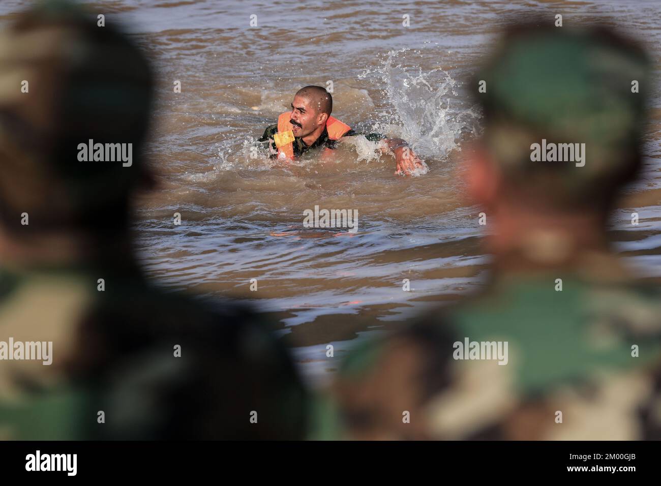 Baghdad, Iraq. 03rd Dec, 2022. A military cadet of the Iraqi Military ...
