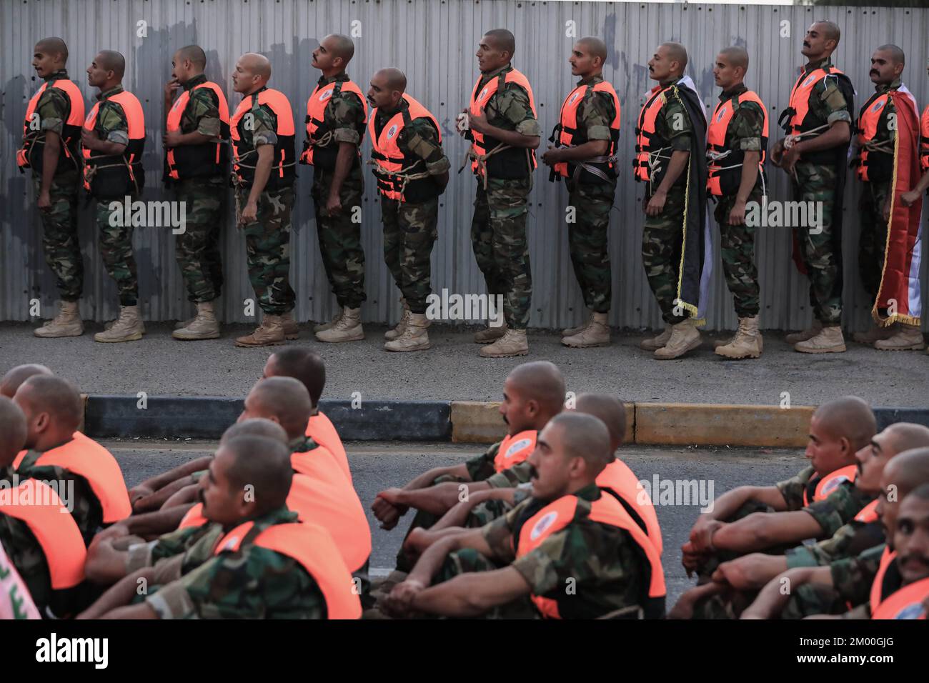 Baghdad, Iraq. 03rd Dec, 2022. Military cadets of the Iraqi Military ...