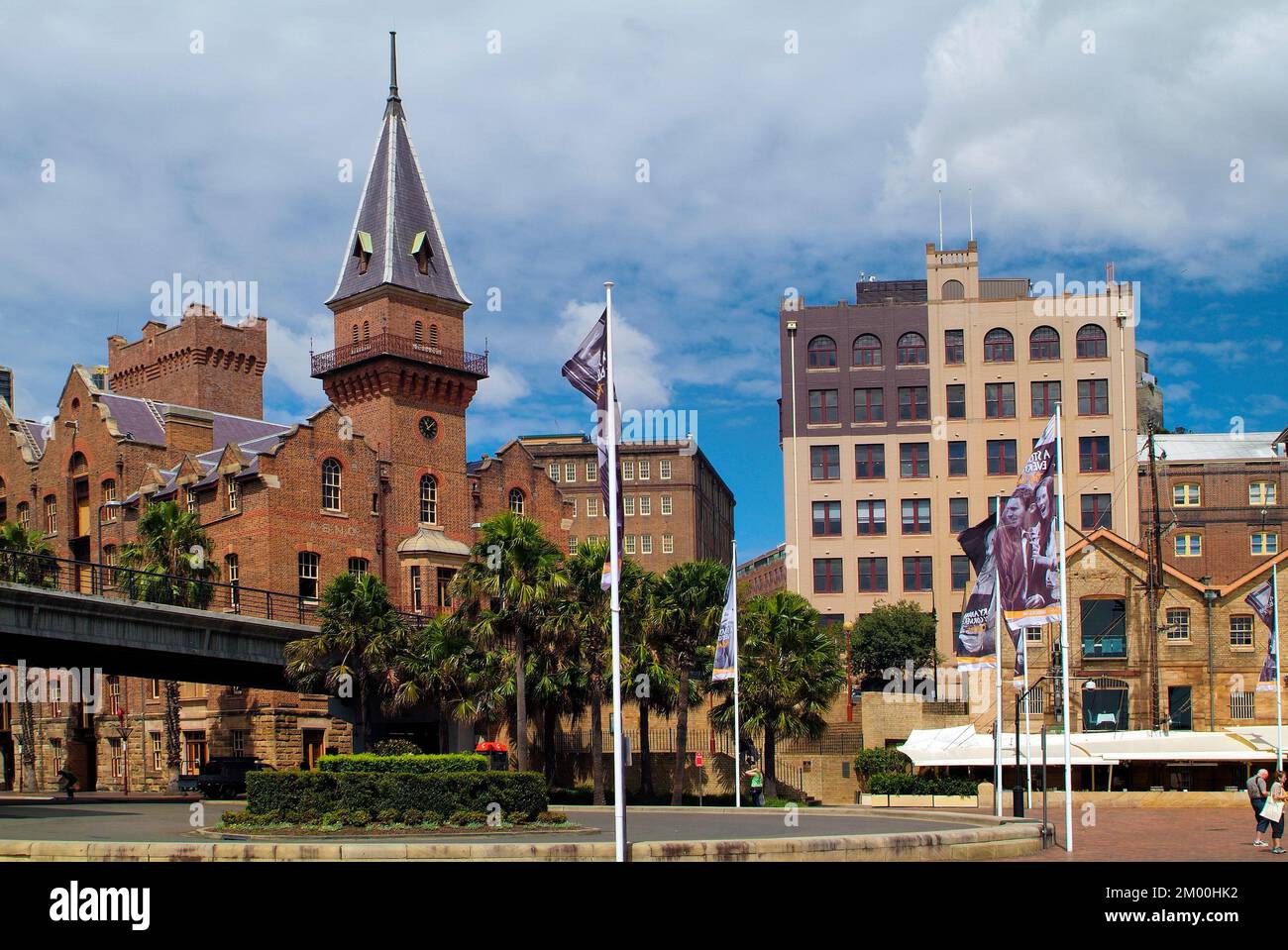 Sydney, Australia - February 12, 2008: The Rocks district , former ware ...