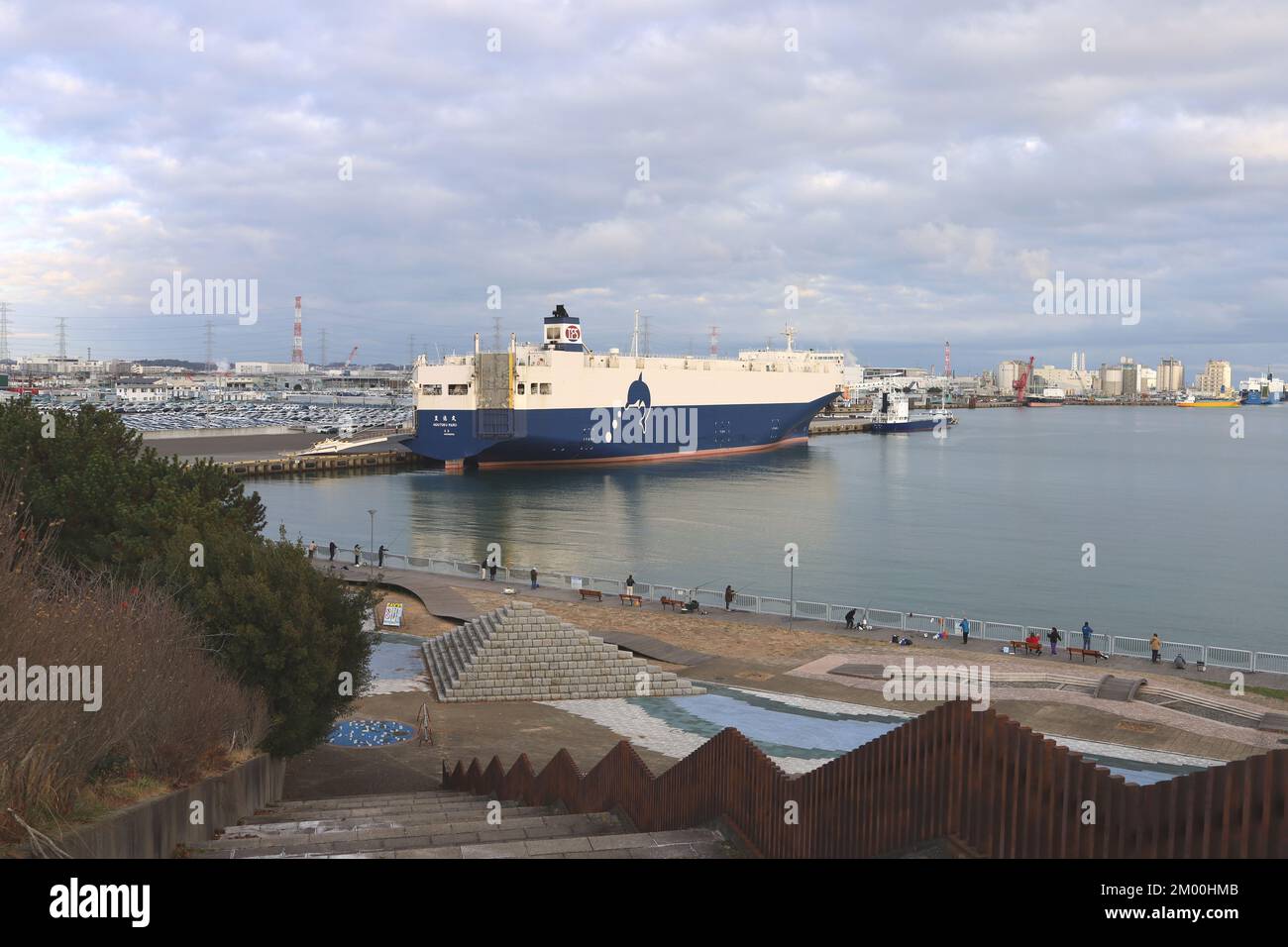 Sendai, Miyagi, Japan, December 2022.3M Sendai Port Park and ...