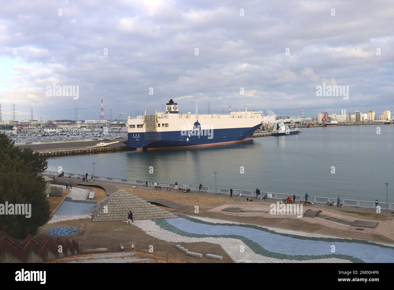 Sendai, Miyagi, Japan, December 2022.3M Sendai Port Park and ...