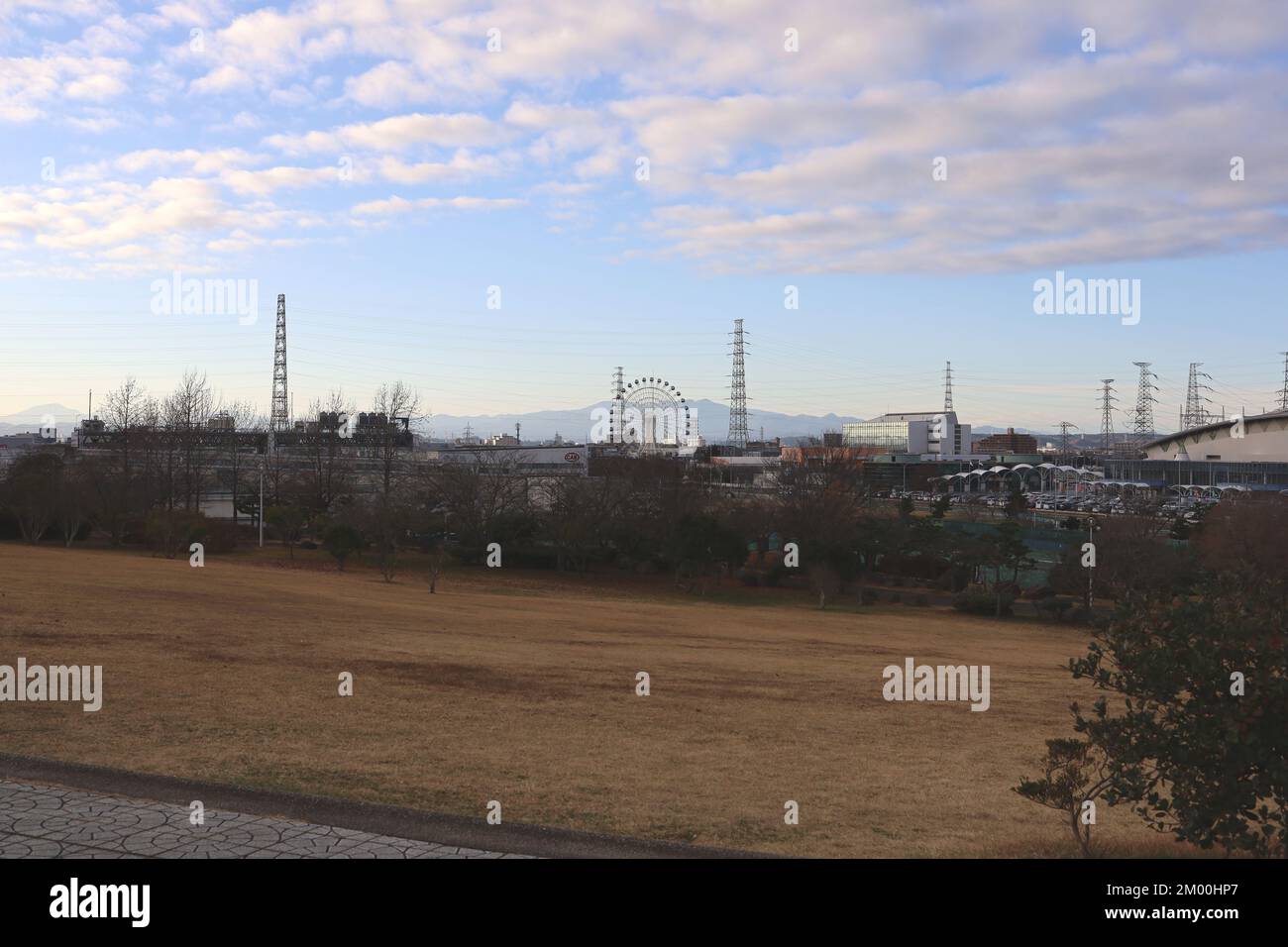 Sendai, Miyagi, Japan, December 2022.3M Sendai Port Park and ...