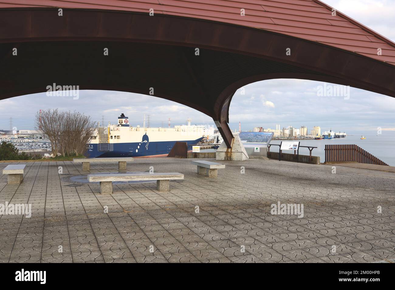 Sendai, Miyagi, Japan, December 2022.3M Sendai Port Park and ...