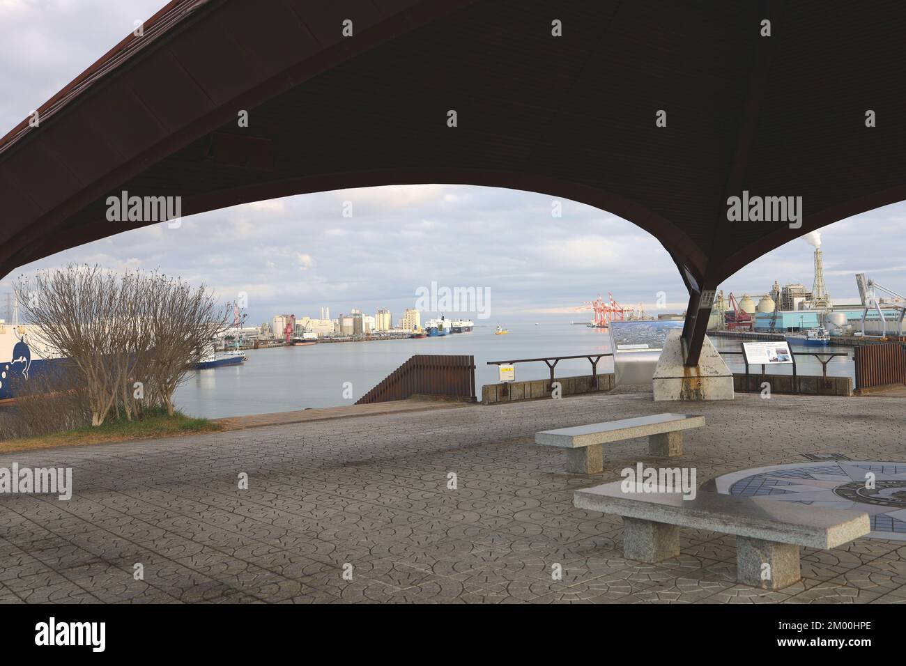 Sendai, Miyagi, Japan, December 2022.3M Sendai Port Park and ...