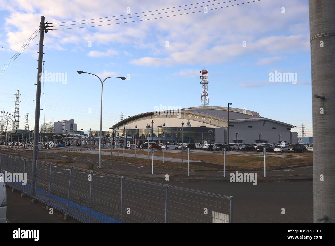 Sendai, Miyagi, Japan, December 2022.3M Sendai Port Park and ...