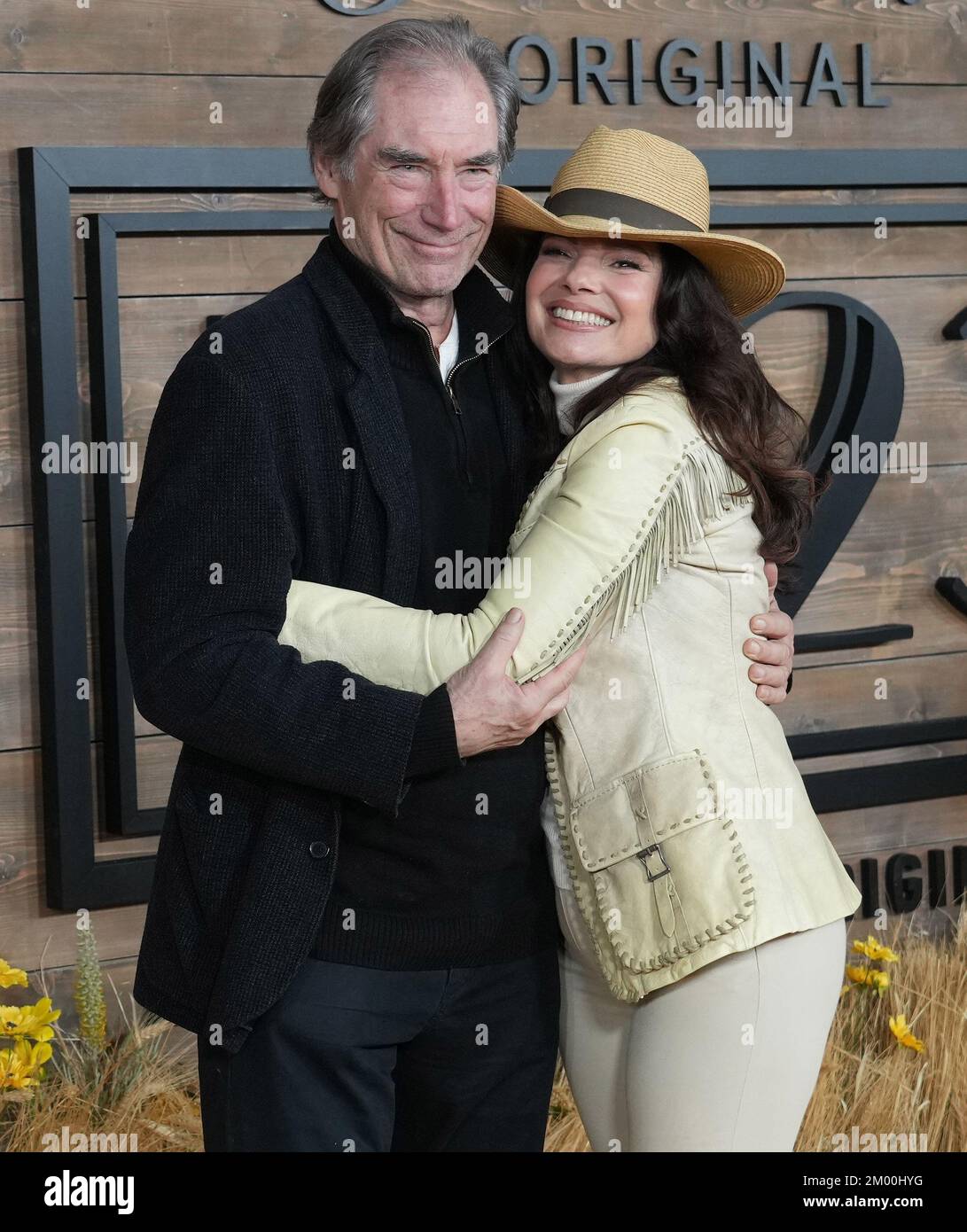 Los Angeles, USA. 02nd Dec, 2022. (L-R) Timothy Dalton and Fran ...