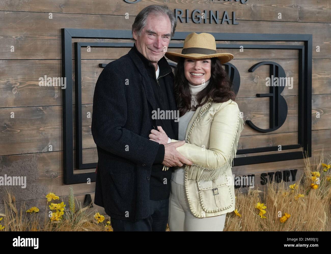 Los Angeles, USA. 02nd Dec, 2022. (L-R) Timothy Dalton and Fran ...