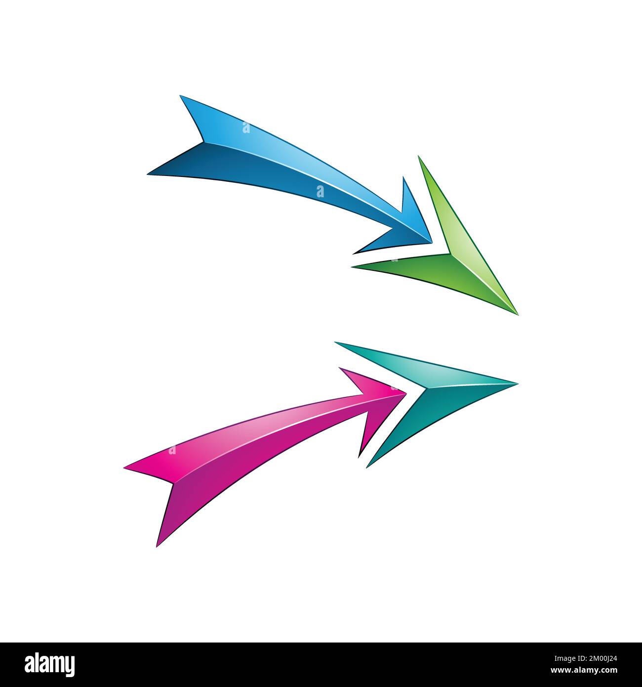 Arrows side up symbol Stock Vector Images - Alamy