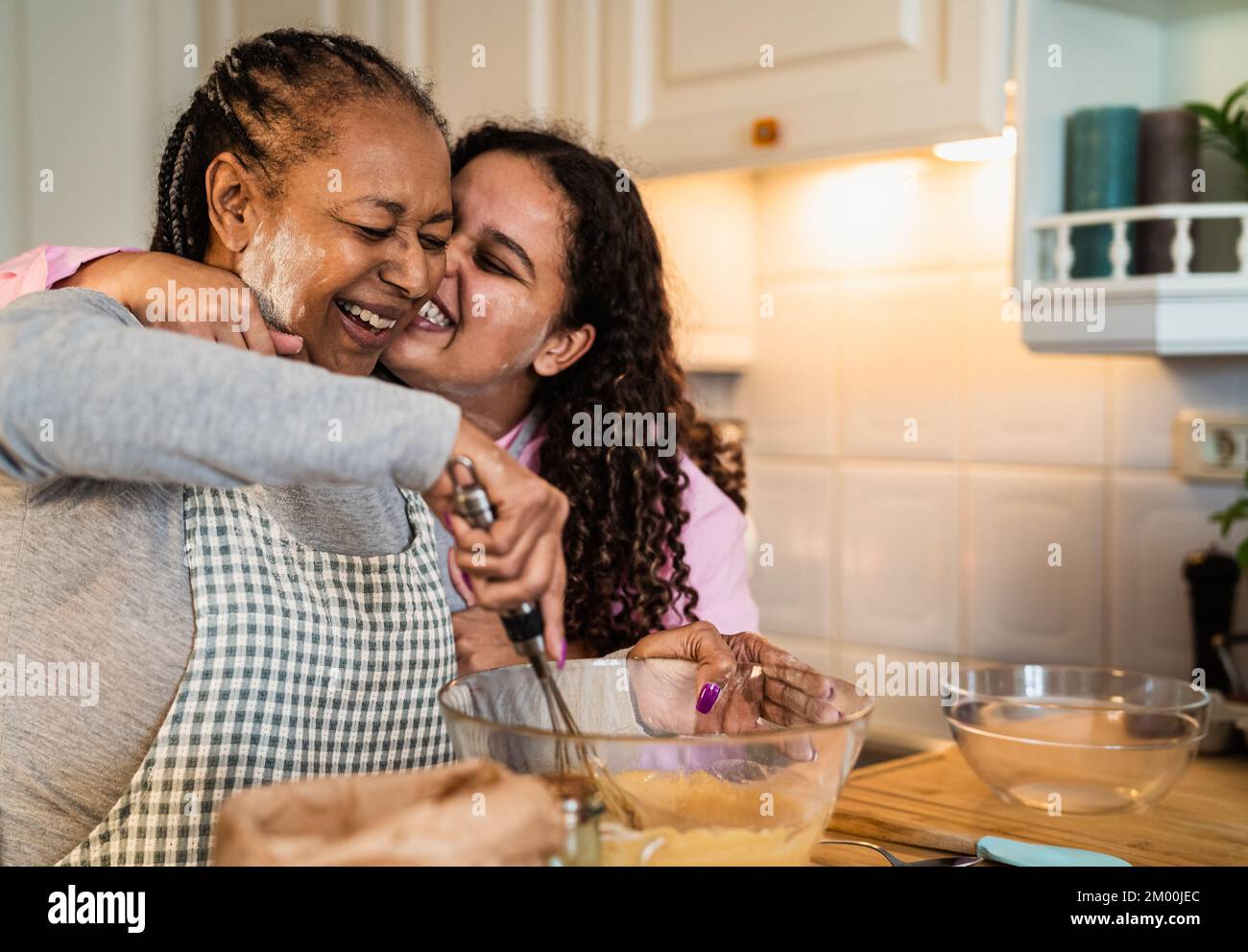 Happy african mother daughter having hi-res stock photography and images - Alamy