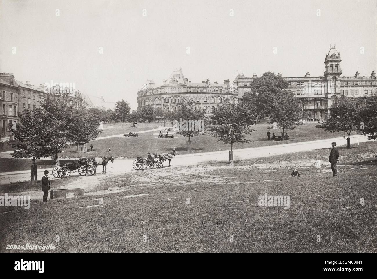 Vintage photograph - 1888 - Harrogate, Yorkshire Stock Photo - Alamy