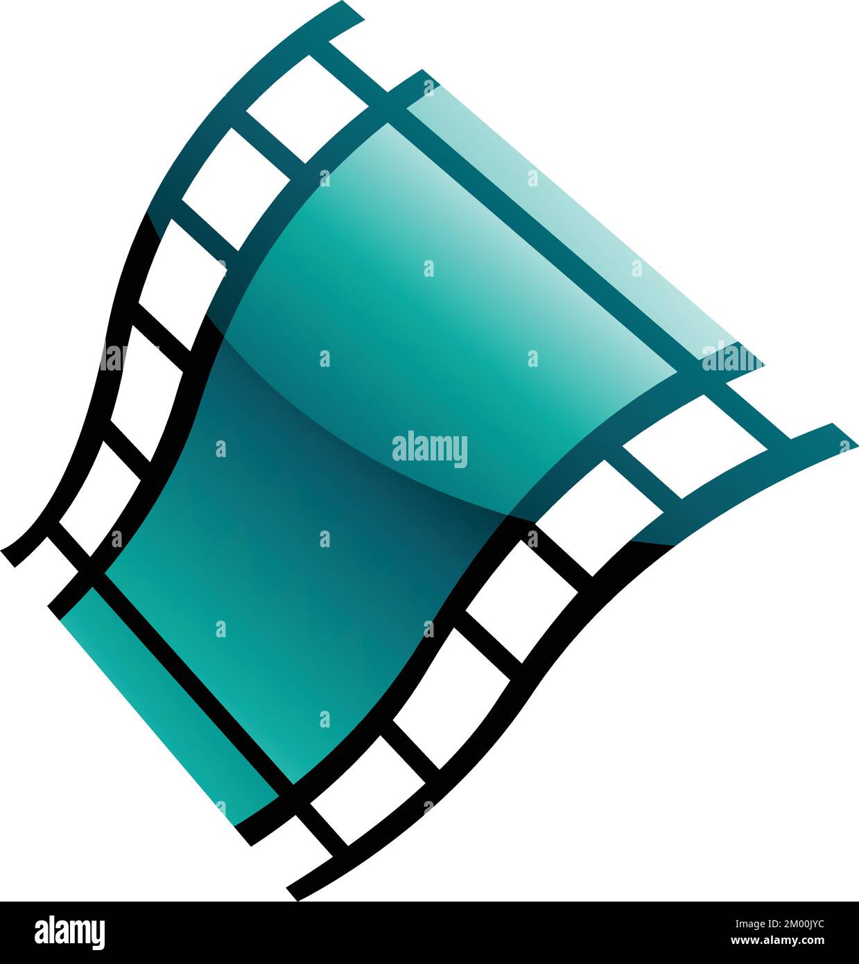 Video footage on green background Stock Vector Images - Alamy