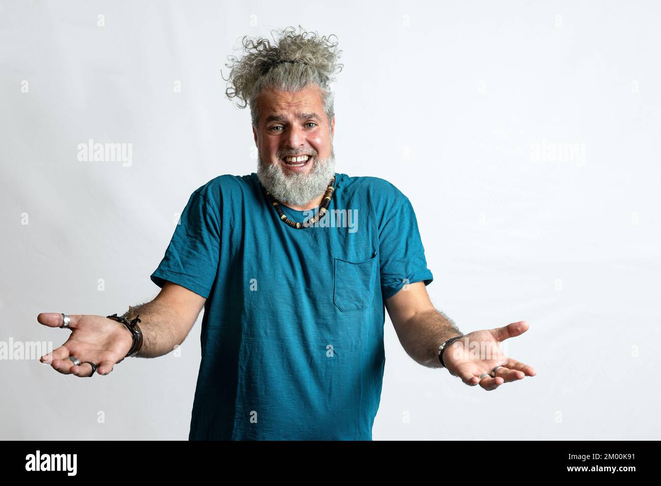 Confused senior hipster man young hi-res stock photography and images ...