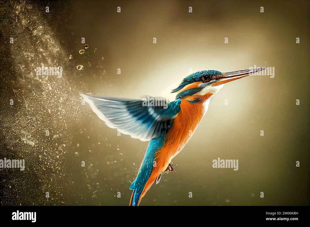 kingfisher flight in the nature Stock Photo - Alamy