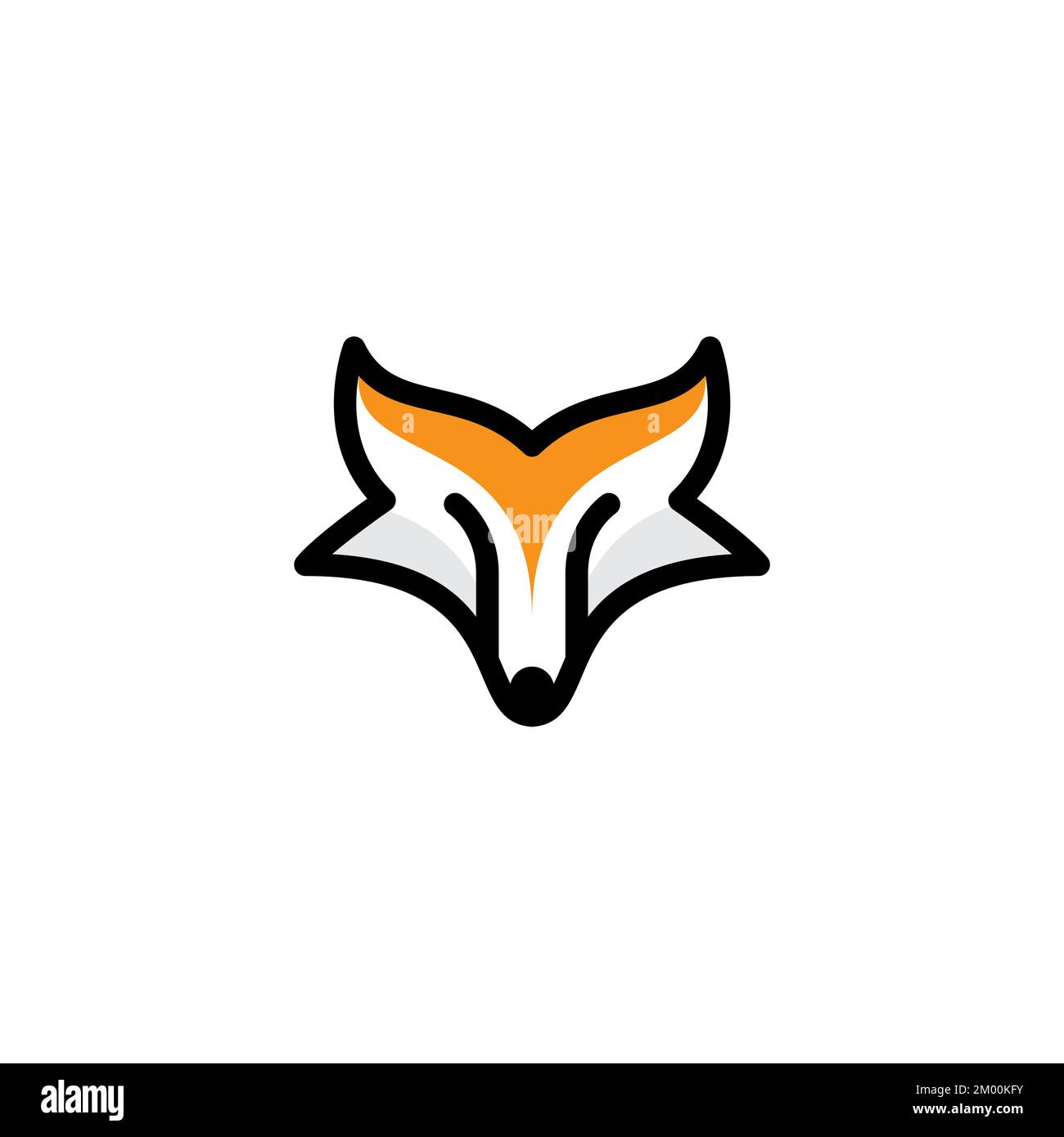 Fox line logo vector for Company. Fox icon, Fox Modern Geometric Logo ...