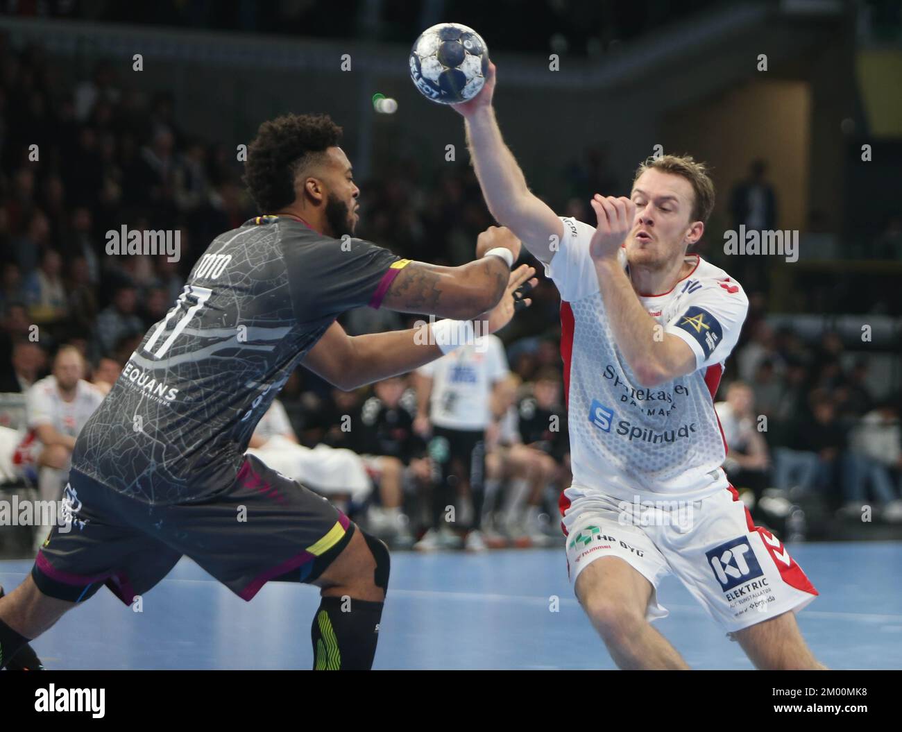 Felix Claar of Aalborg HŒndbold during the EHF Champions League ...