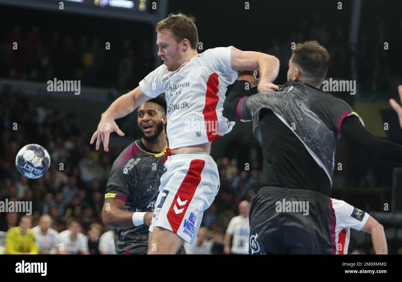Felix Claar of Aalborg HŒndbold during the EHF Champions League ...