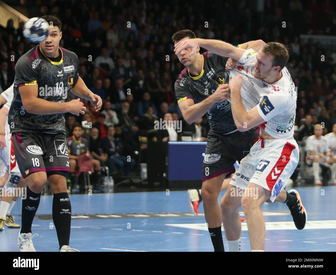 Felix Claar of Aalborg HŒndbold during the EHF Champions League ...