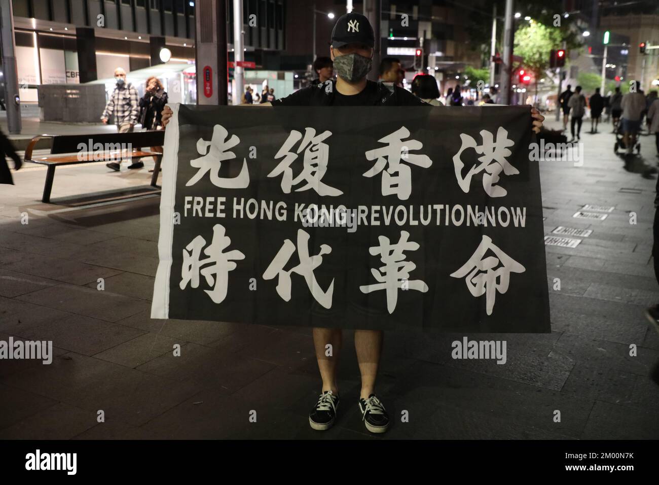 Sydney, Australia. 3rd December 2022. Protesters gathered next to ...