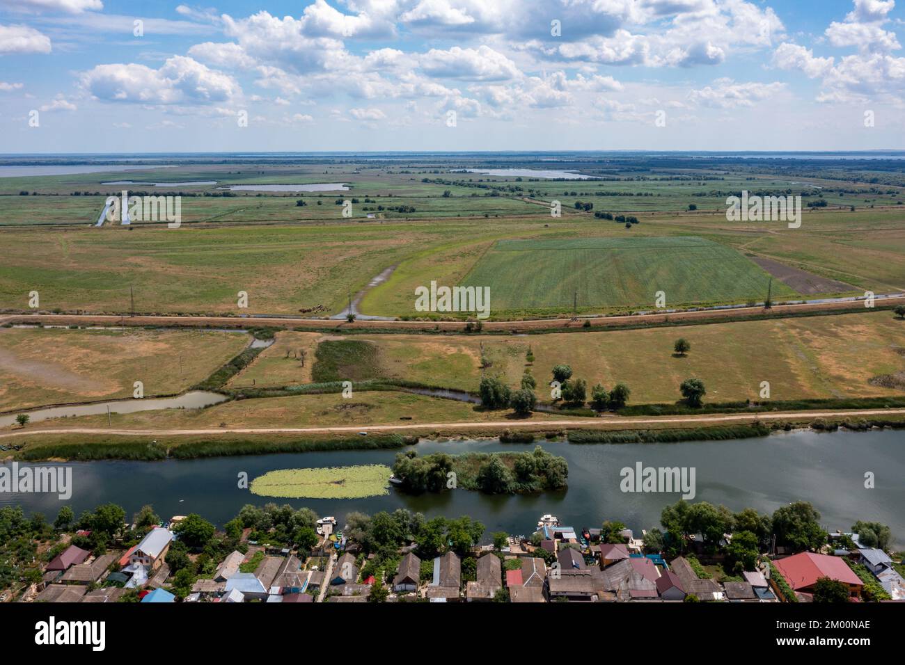 The village of Mila 23 in the Danube Delta in Romania Stock Photo - Alamy