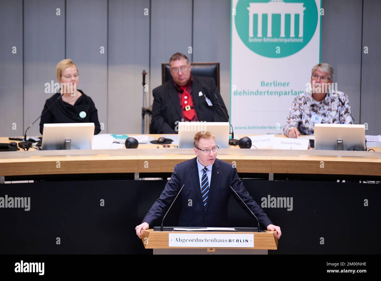 Berlin, Germany. 03rd Dec, 2022. Dennis Buchner, President of the House ...