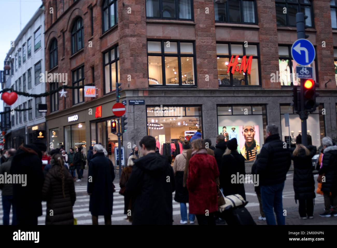 Copenhagen/Denmark/03 December 2022/Swedish retail store H&M store in ...