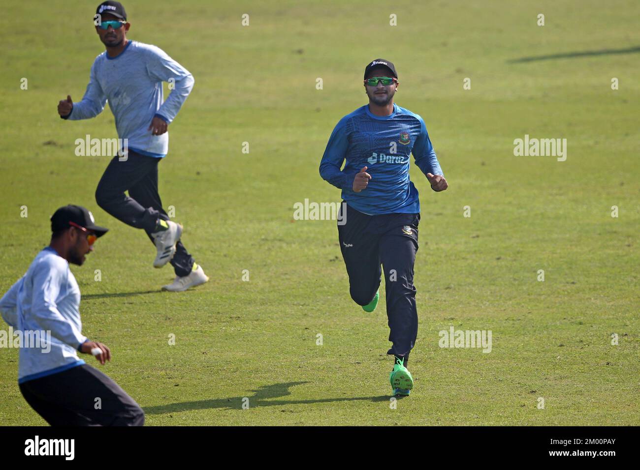 Bangladesh Ace allrounder Shakib Al Hasan plays football with teammates ...