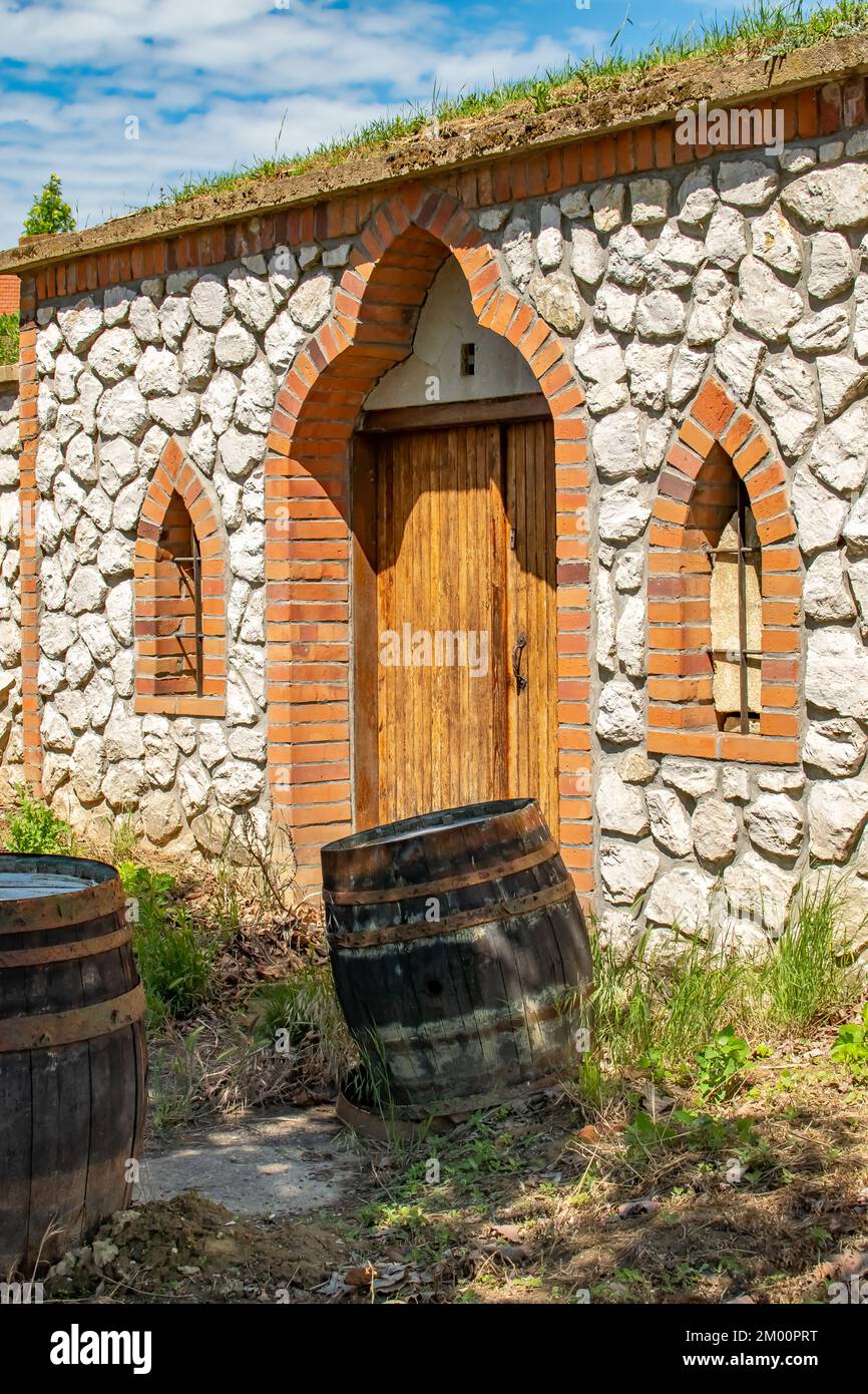 Kravi Hora, Boretice, Czech Republic - June 06 2020: Historic colourful ...