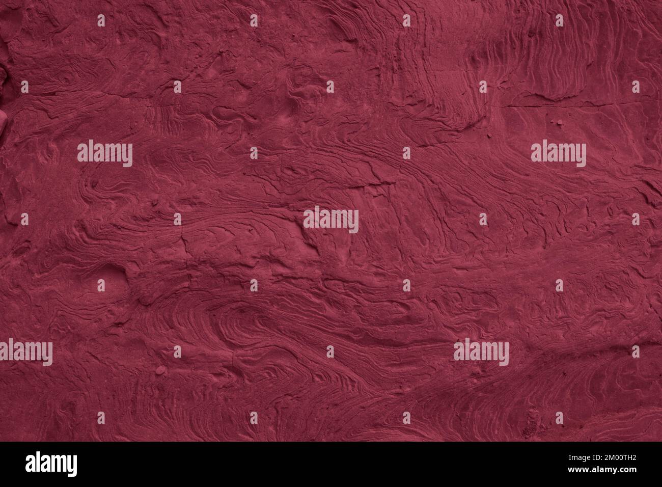 Viva Magenta toned colored grunge. Rough texture of natural stone ...