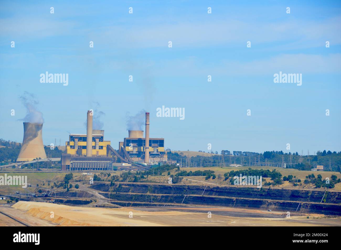 Power station in Victoria, Australia Stock Photo - Alamy