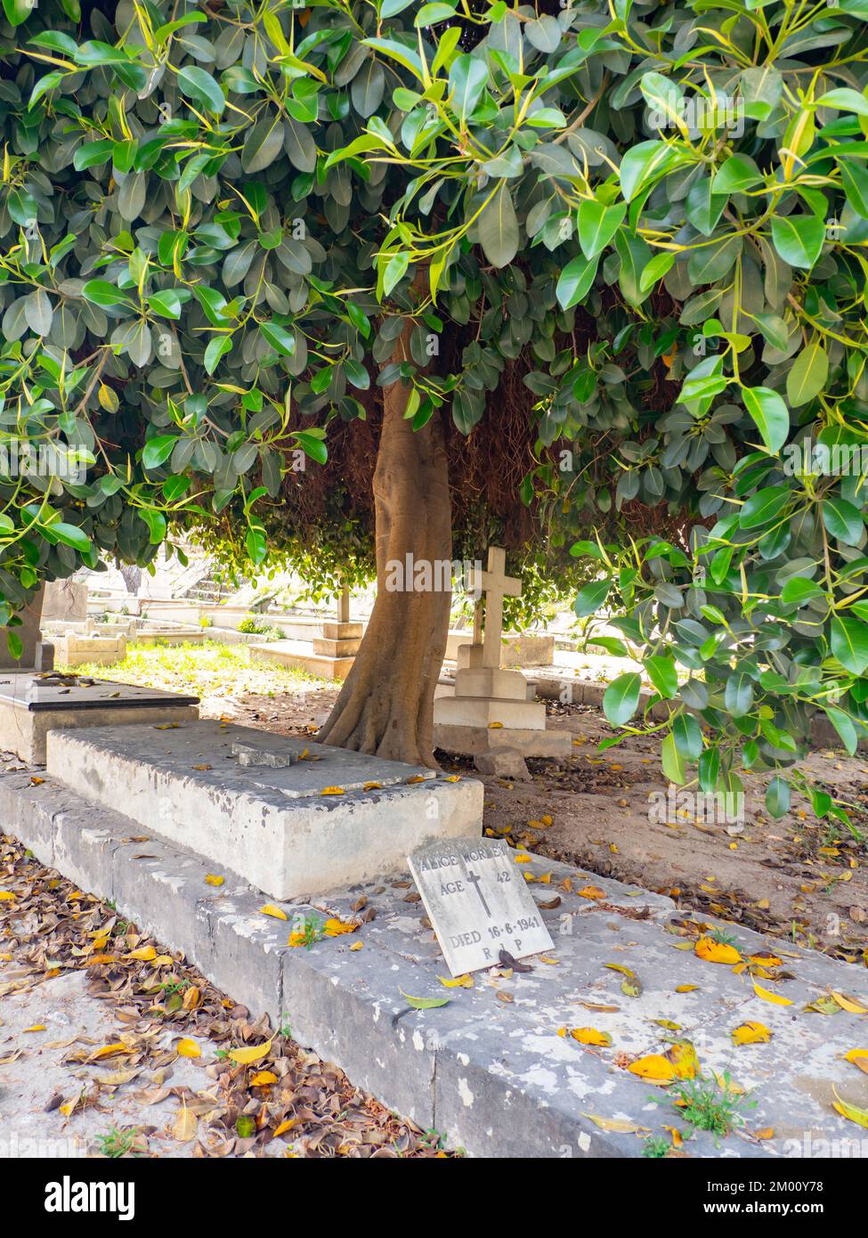 Floriana, Malta - May, 2021: Military Cemetery Pieta (Pietà) located ...