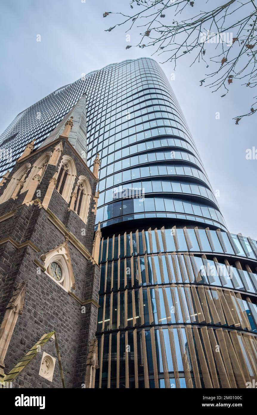 Melbourne, Victoria, Australia - Wesley Place development with Wesley ...