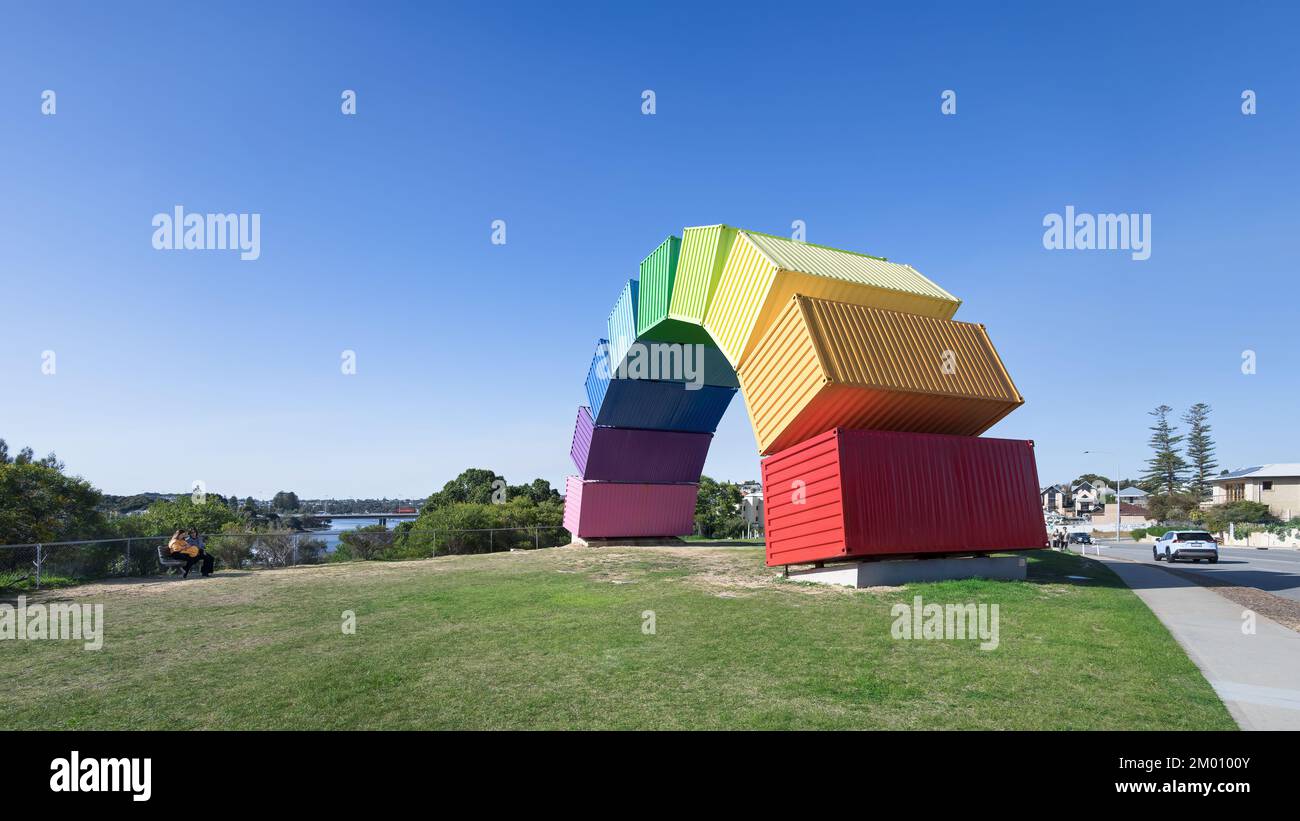 Australia shipping container rainbow hi-res stock photography and ...