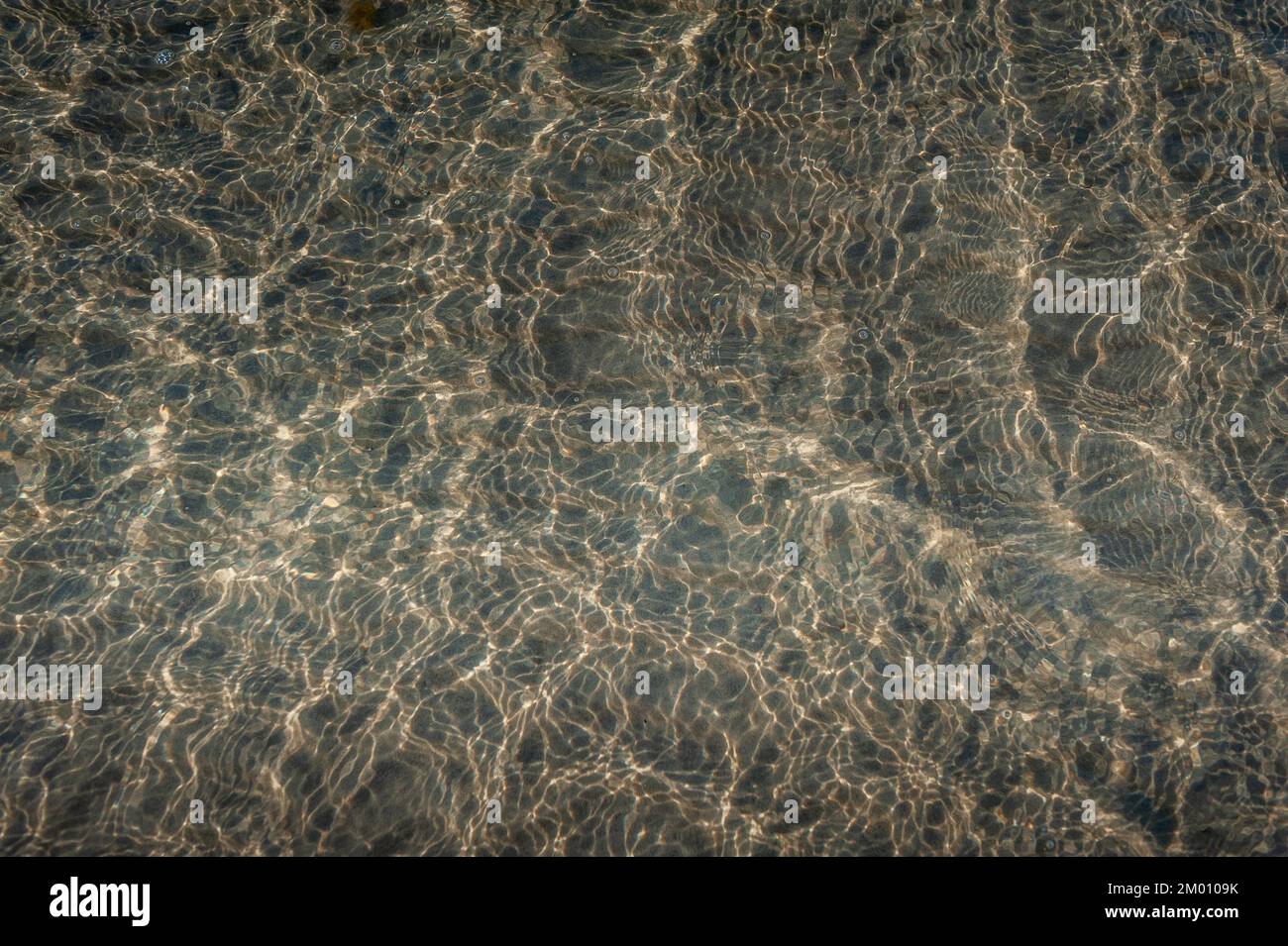 Clear water surface texture with splashes and bubbles. Trendy abstract ...