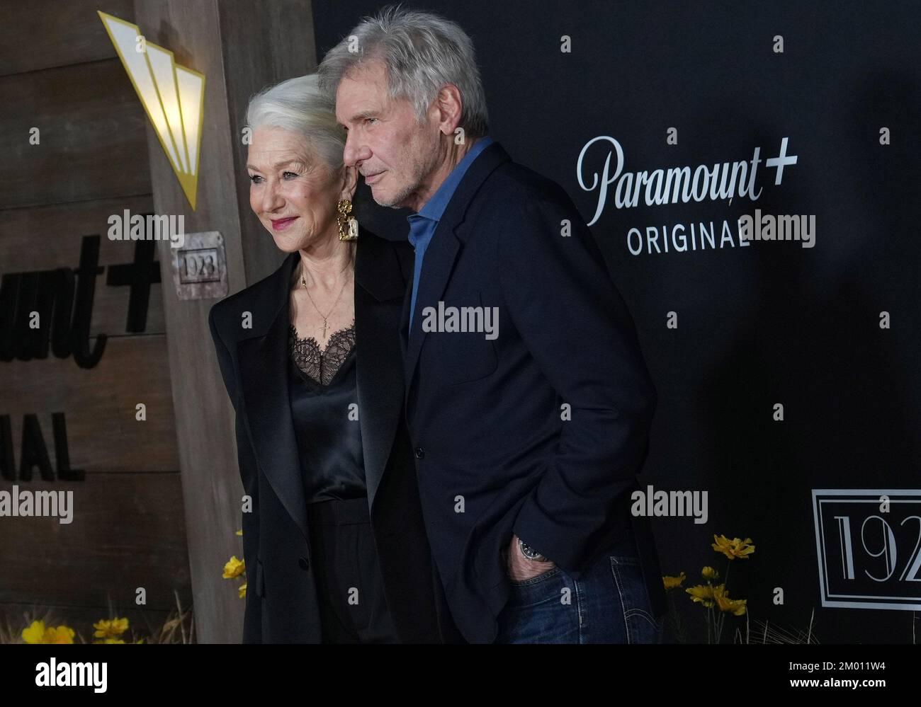 Los Angeles, USA. 02nd Dec, 2022. (L-R) Helen Mirren and Harrison Ford at the Paramount 's 1923 ...