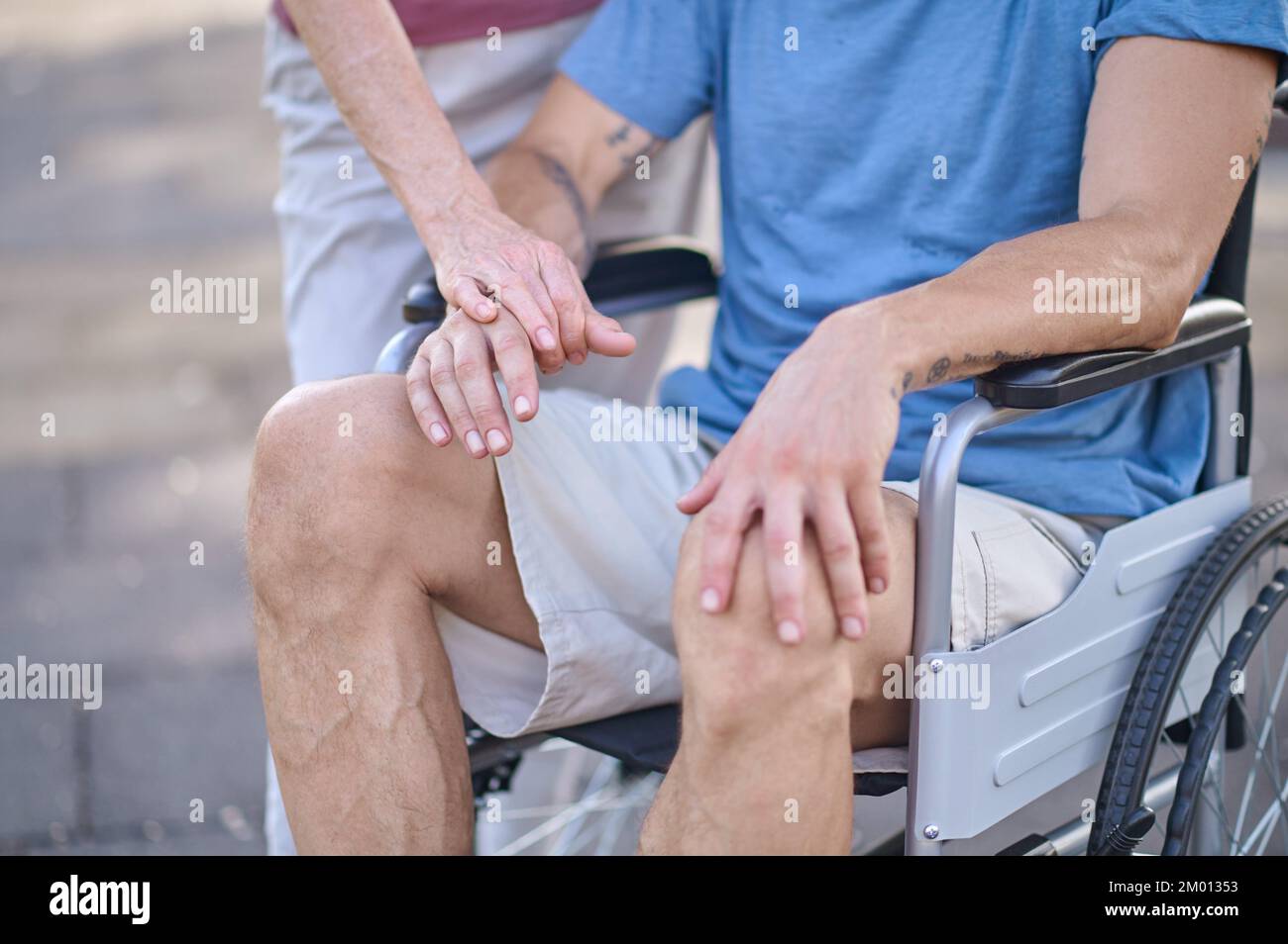 Taking picture in wheelchair hi-res stock photography and images - Alamy