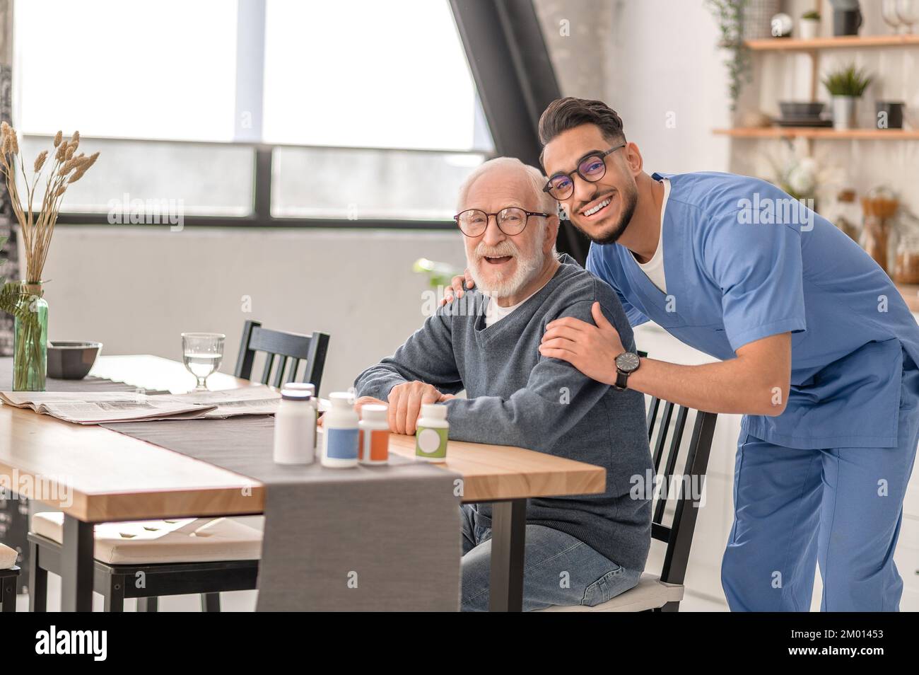 Old home carer hi-res stock photography and images - Alamy