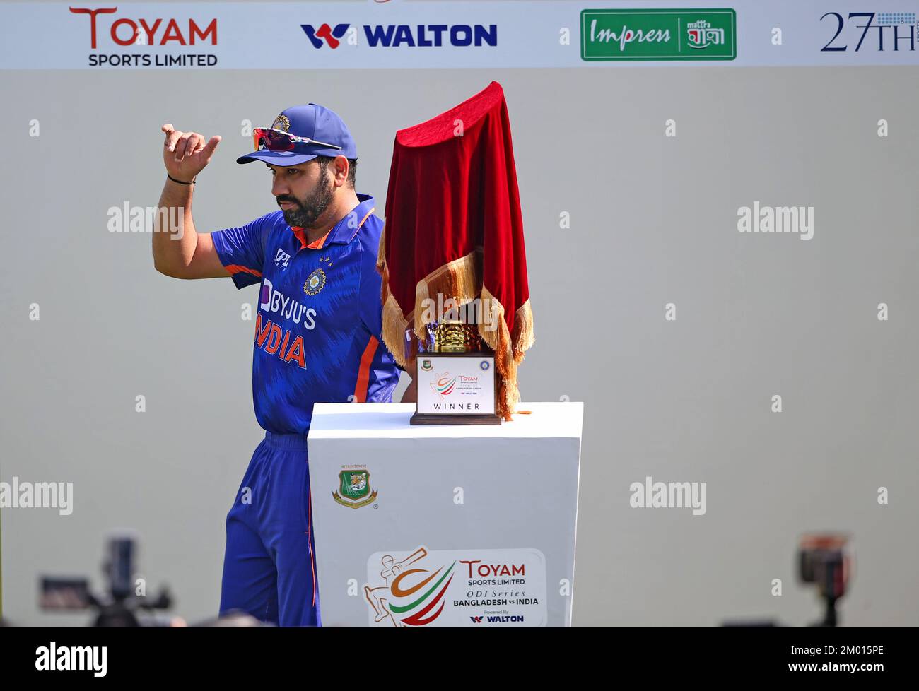 Indian Team Cricket Captain Rohit Sharma during the Toyam Sports ...