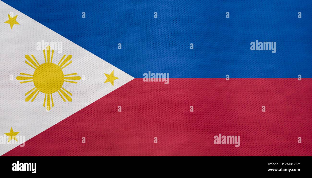 Philippine flag texture as background Stock Photo - Alamy