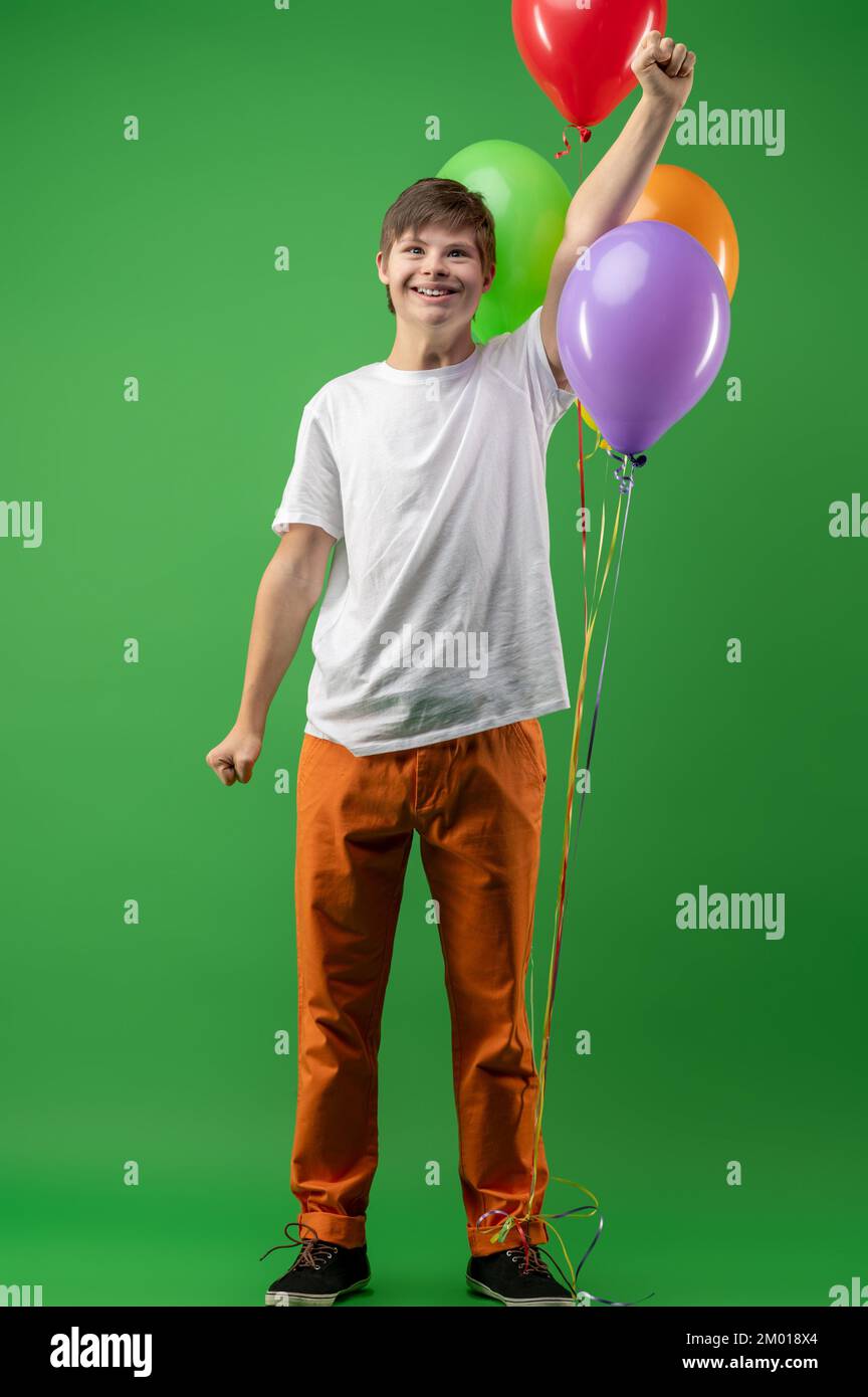 One man balloon hi-res stock photography and images - Alamy