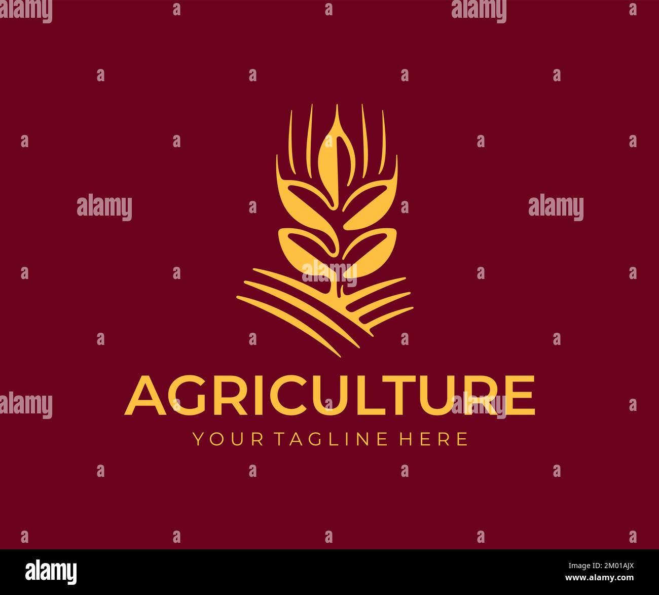 Grain logo hi-res stock photography and images - Alamy
