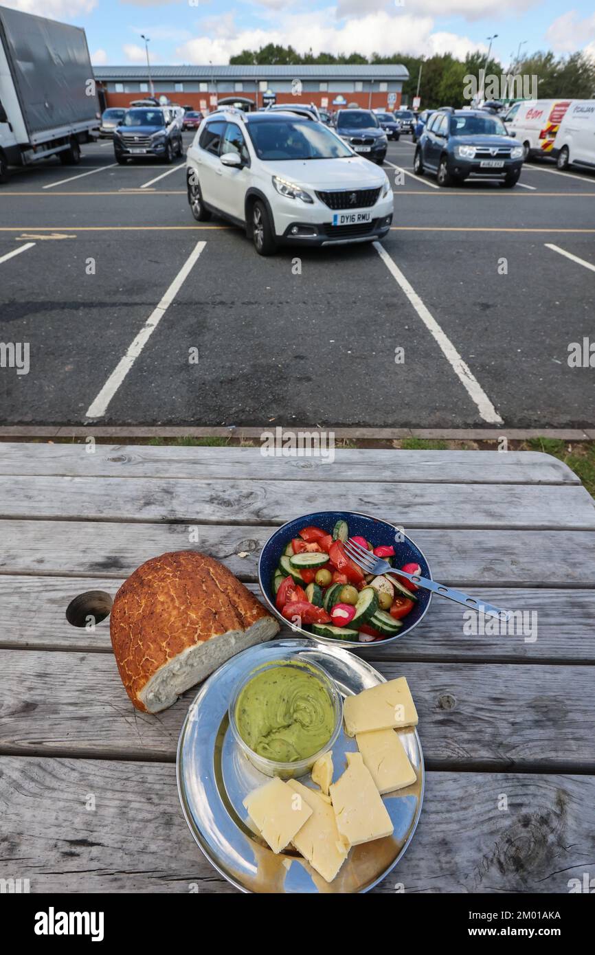 Motorway picnic britain hi-res stock photography and images - Alamy