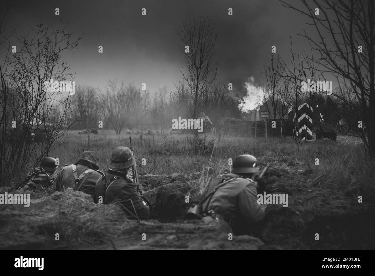 Second infantry Black and White Stock Photos & Images - Alamy