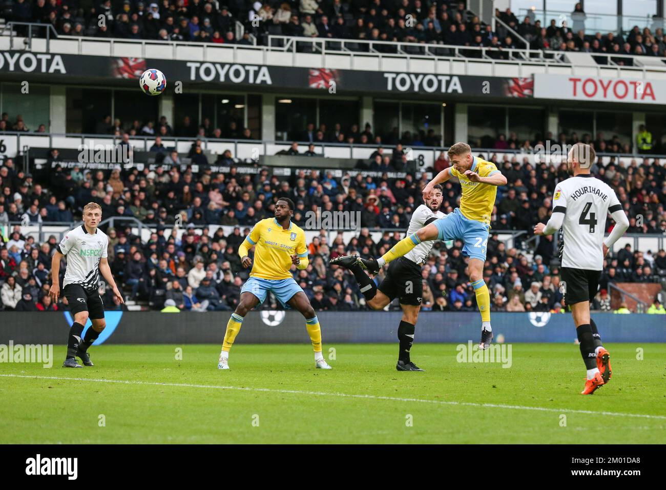 Derby, UK. 03rd Dec, 2022. Michael Smith #24 of Sheffield Wednesday ...