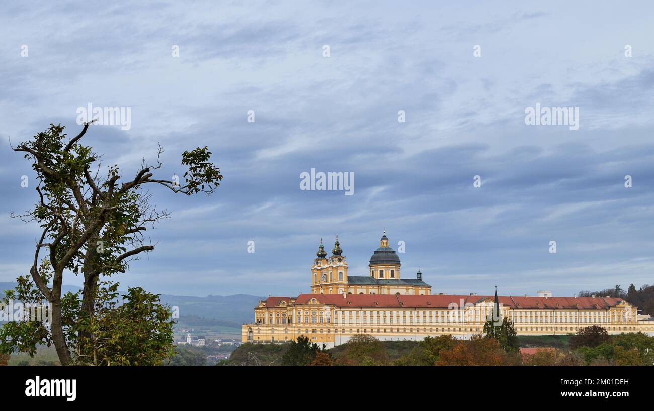 Scenic view melk abbey hi-res stock photography and images - Alamy