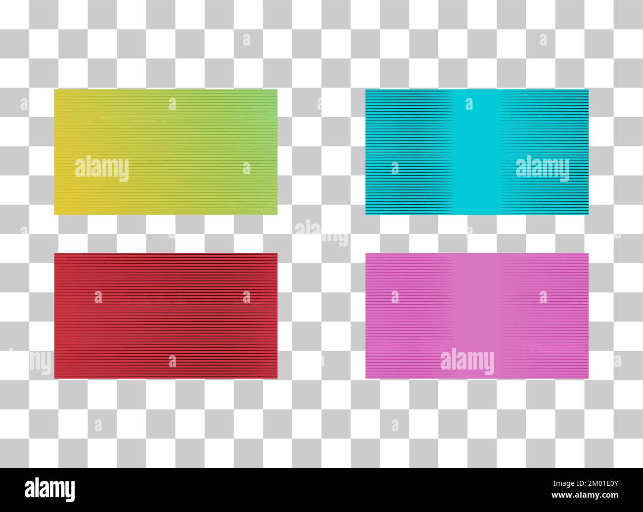 Set Of Graphic Web Background Horizontal Line Template Pattern Cover