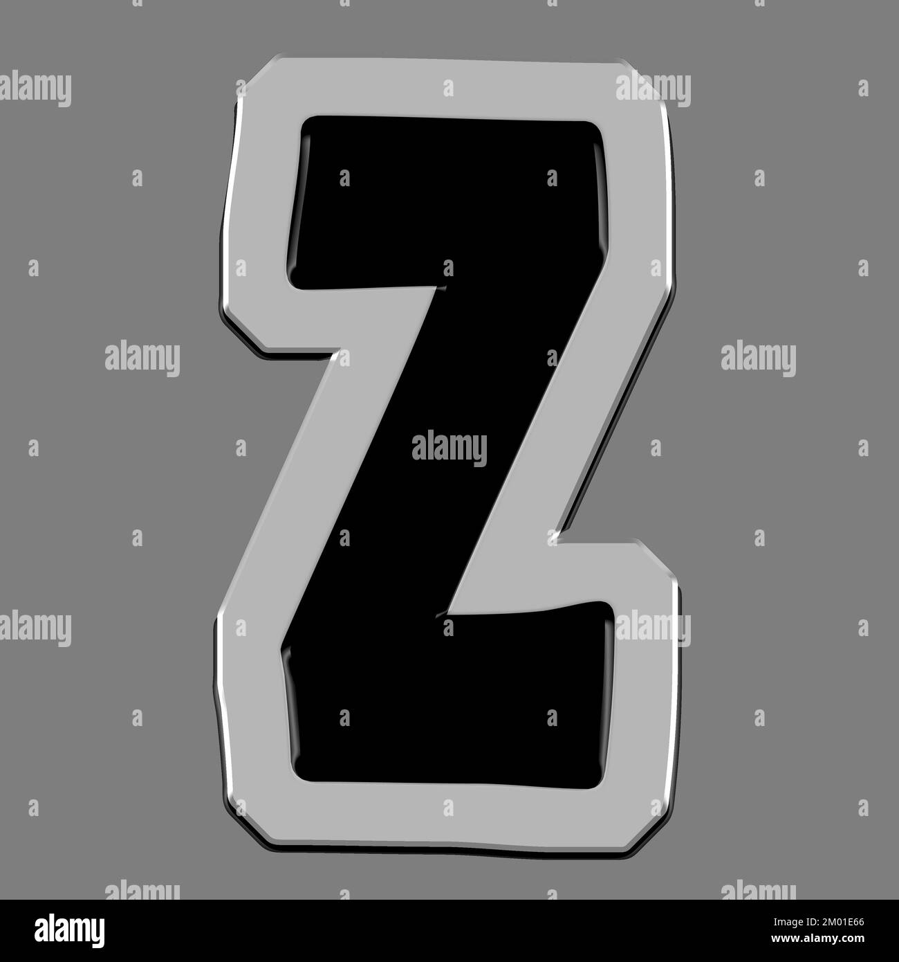 Badge with capital letter Z Stock Photo - Alamy