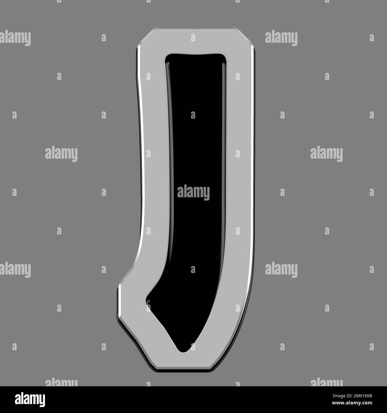 Badge with capital letter J Stock Photo - Alamy