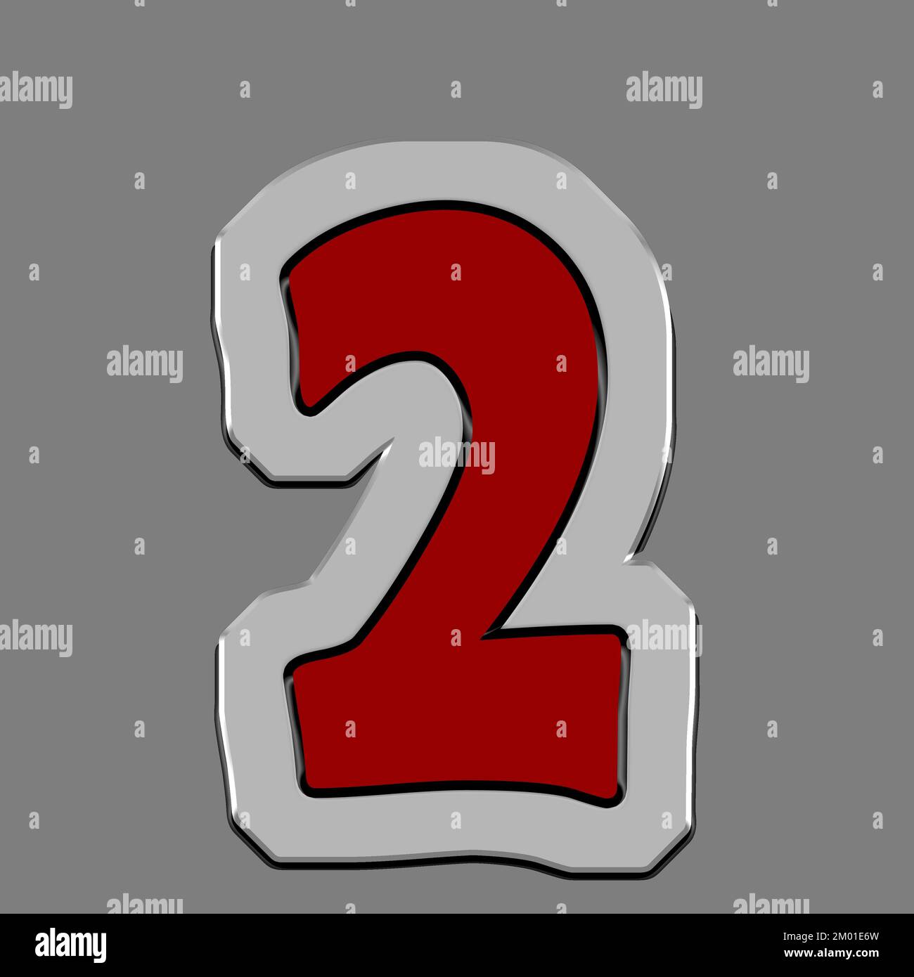 Number 2 badge hi-res stock photography and images - Alamy