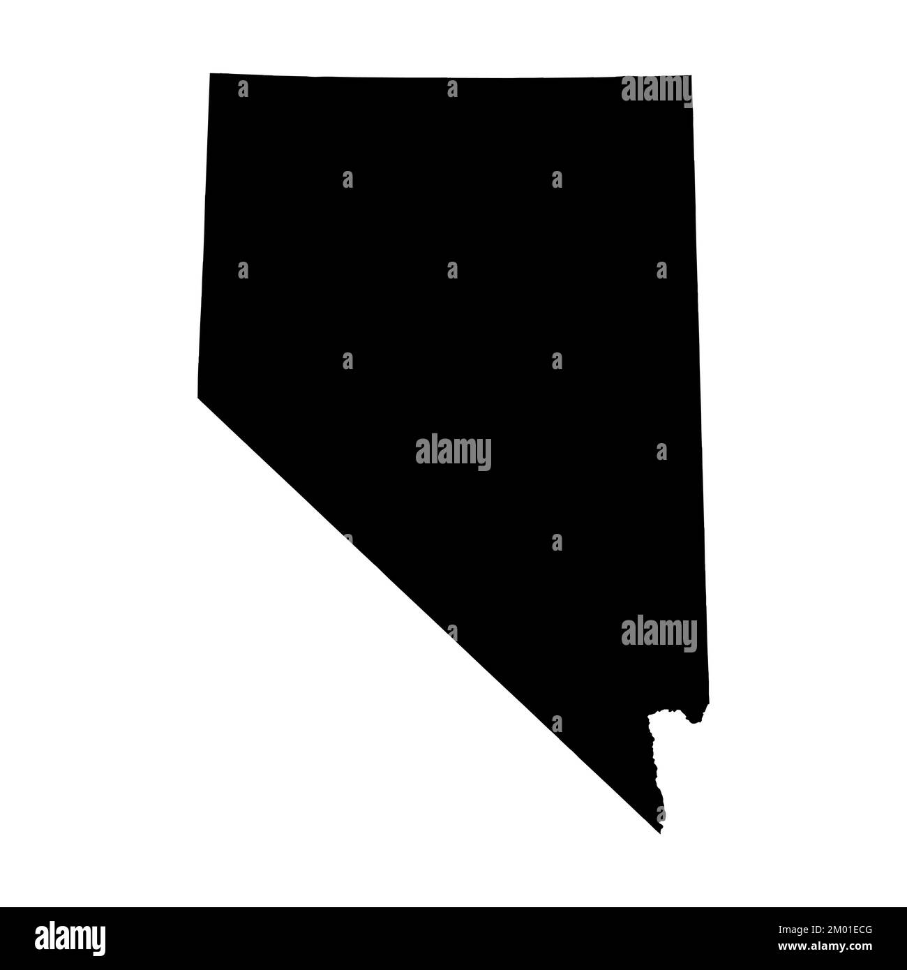 Nevada map shape, united states of america. Flat concept icon symbol ...