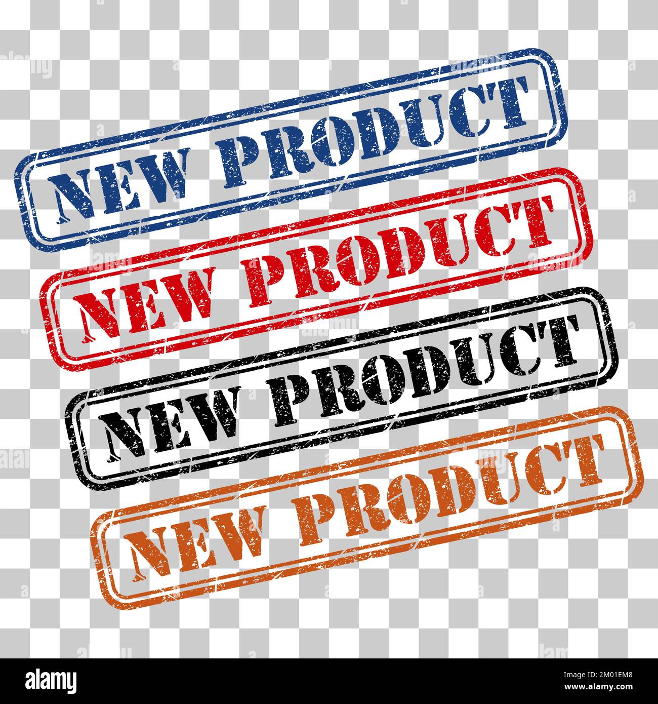 New product stamp symbol, label sticker sign button, text banner vector ...